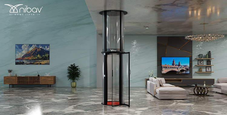 Short on Space? Try Headroom-Less Glass Home Elevators
